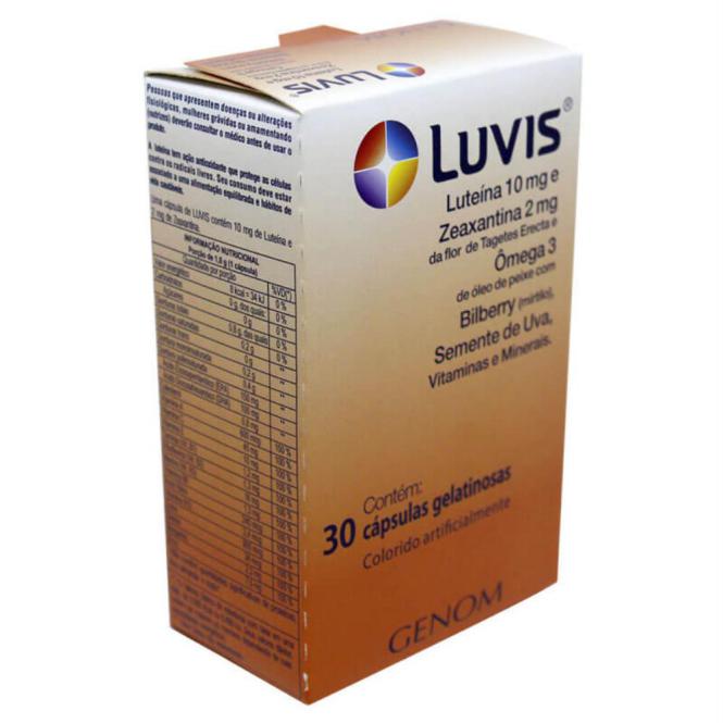 Preço de Luvis S 60 Capsulas nas melhores farmácias