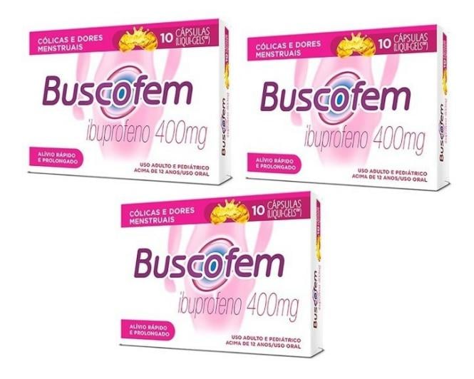 Encontre Buscofem 400 10 no CliqueFarma, preço e onde comprar
